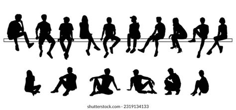 남자 앉아있는 실루엣 52059개가 넘는 로열티 프리 라이선스 대상 스톡 벡터 및 벡터 아트 Shutterstock