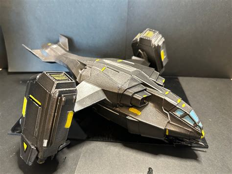 Helldivers 2 Pelican Extraction Shuttle Ornament Model Kit Moveable