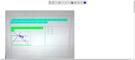 solved 1 line m and line n are parallel they are intersected by