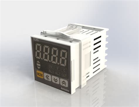 温度控制器solidworks 2022模型图纸下载 懒石网