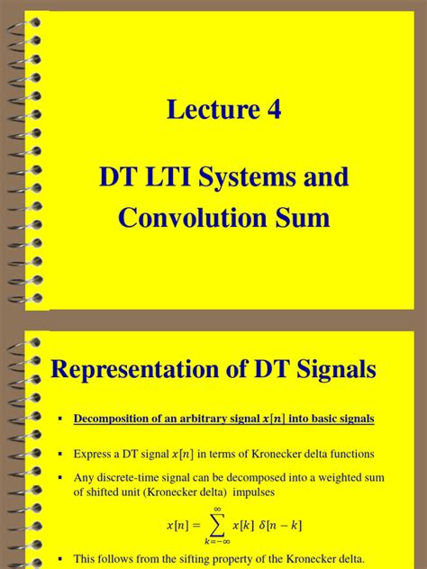 lecture 4signal and systems download free pdf signal processing