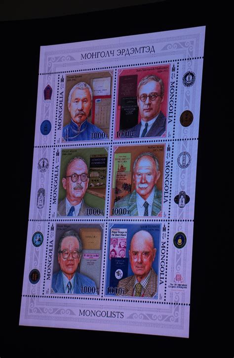 “Монголч эрдэмтэд” сэдэвт шуудангийн марк гарчээ