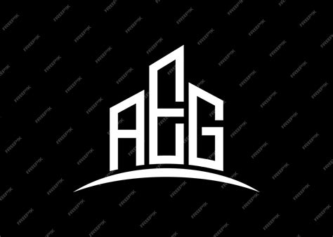 Premium Vector Letter Aeg Building Vector Monogram Logo Design