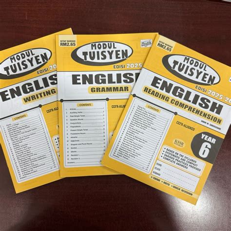 Sk Syllabus Year 6 Modul Tuisyen English Reading Comprehension