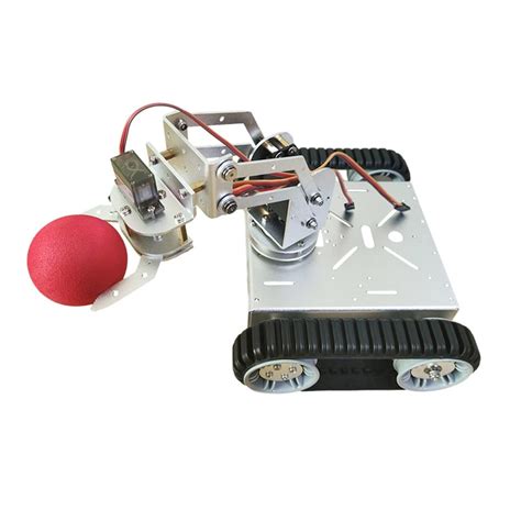 Buy Vikep Mobile Robot Arm With Tank Car Chassis Kit With Dc Motor Servos Fit For Arduino Stm32