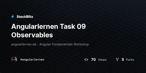 angularlernen task 09 observables stackblitz