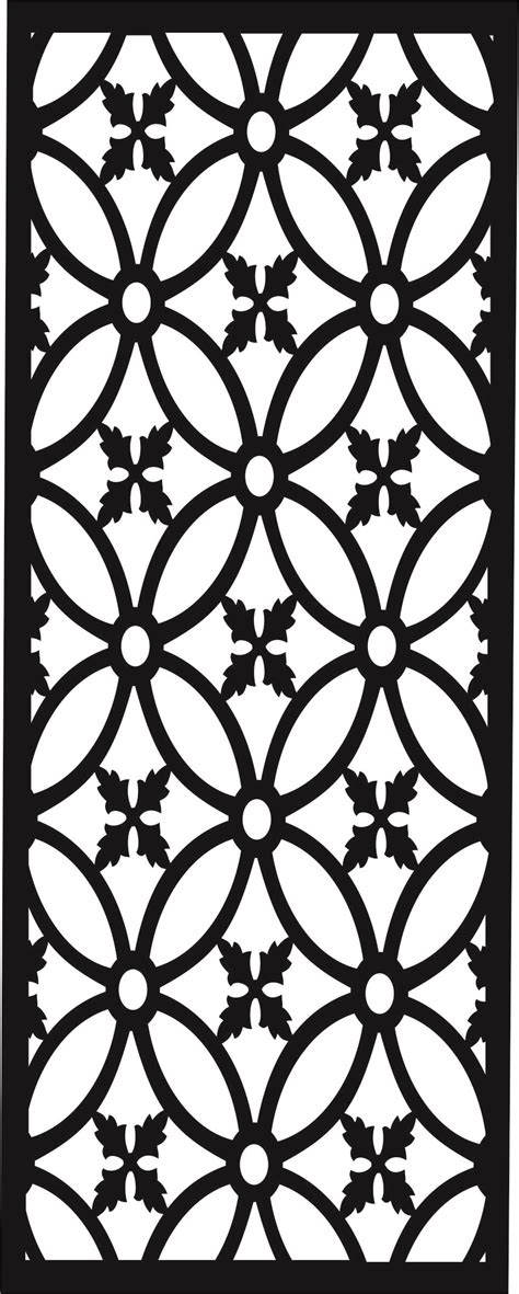 Grill Design Pattern Design Decoration Seamless Screen For Laser