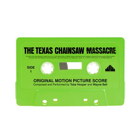 The Texas Chain Saw Massacre Cassette Waxwork Records