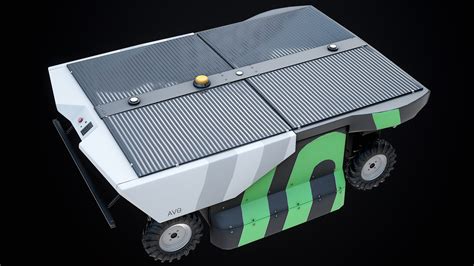 Avo Autonomous Weeding Robot Pbr 3d Turbosquid 2043907