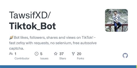 github tawsifxd tiktok bot 🪐bot likes followers shares and views
