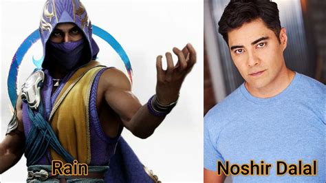 Character And Voice Actor Mortal Kombat 1 Rain Noshir Dalal Youtube