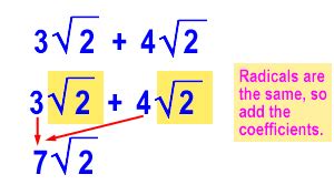 Lesson Adding And Subtracting Radicals Math Accelerated