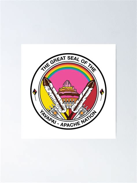Great Seal Of The Yavapai Apache Nation Poster For Sale By Pop Pop P