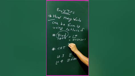 Permutations And Combination Tips Reasoning Shorts Maths Youtube
