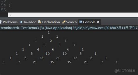 Java输出 Java输出杨辉三角mob6454cc73e9a6的技术博客51cto博客