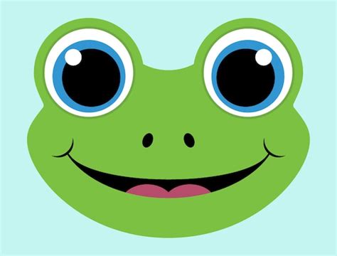 Cartoon Frog Face