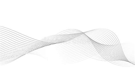 Abstract Platinum Gradient Wave Element For Design Digital Frequency Track Equalizer Stylized