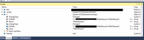 Net C FileSystemWatcher Only Dispatches ChangedEvent Stack Overflow