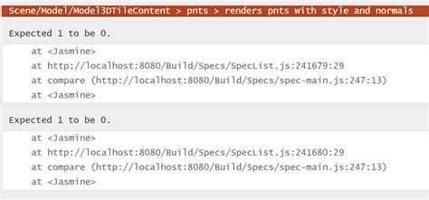 Model DTileContent Renders Pnts With Style And Normals Local Failure Issue