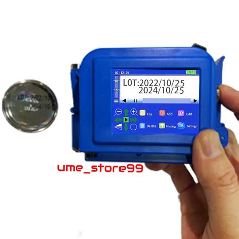 Jual Thermal Inkjet Printer Mini Portable Handheld Kadaluarsa Expiry