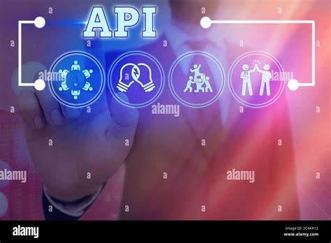 Handwriting Text Api Conceptual Photo Set Of Routines Protocols And Tools For Building