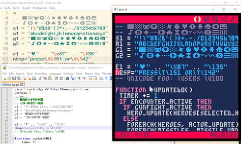 Pico 8 Programming Fonts By Mjjernigan