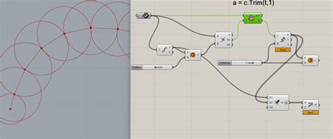 Plot Circle Along The Curve And Get The Intersection Grasshopper Mcneel Forum