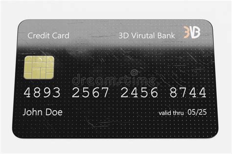 D Render Of Credit Card Stock Illustration Illustration Of Finance
