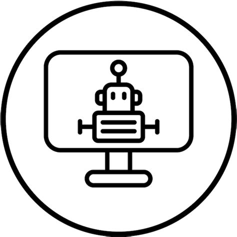 Premium Vector Vector Design Robot Programming Icon Style