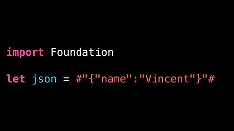 Using A Raw String To Write Json Data — Swift With Vincent