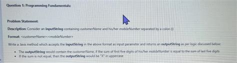 Solved Problem Statement Description Consider An Chegg