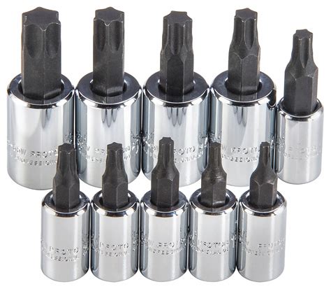 PROTO Pieces In In Drive Size Socket Bit Set GM J C Grainger