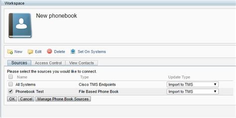 How To Create A File Based Phonebook In Tms Cisco