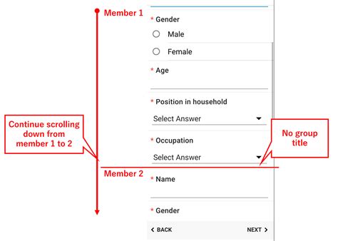 Displaying Sub Group Titles And Separate Screens In Kobocollect Form Building Kobotoolbox
