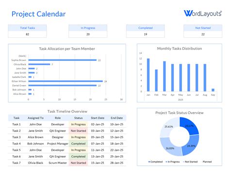 Free Schedule Template With Monthly Calendar Excel