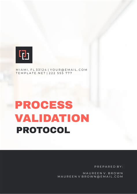 Free Process Validation Protocol Template To Edit Online