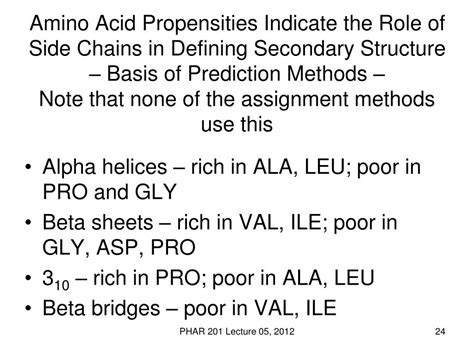 ppt secondary structure assignment from structure powerpoint