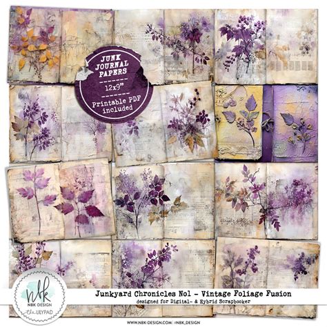 Digital Paper Packs For Scrapbooking The Lilypad