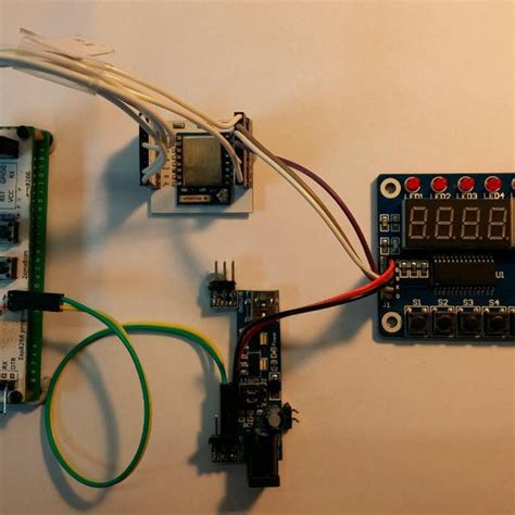 Esp8266 Driving An Ebay Tm1638 Button7seg Display