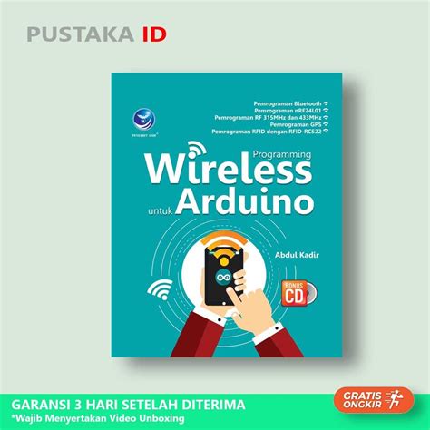 jual buku programming wireless untuk arduino cd original shopee