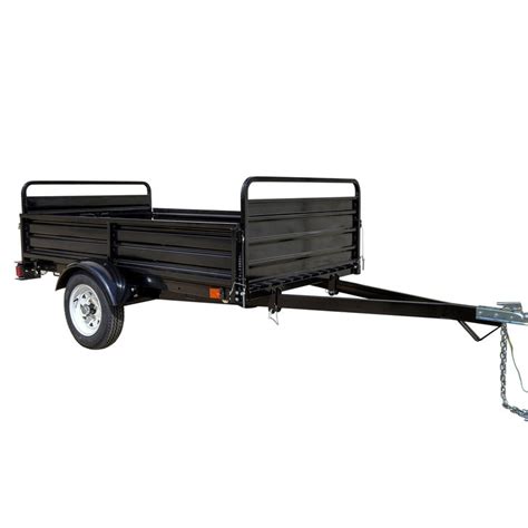 Dk2 4 5 Ft X 7 5 Ft Mighty Multi Utility Trailer With Bed Tilt Costco