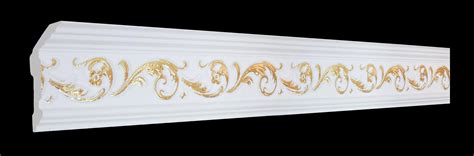 Потолочный плинтус Glanzepol GP 112 Gold 2000x43x101мм подходит под ...