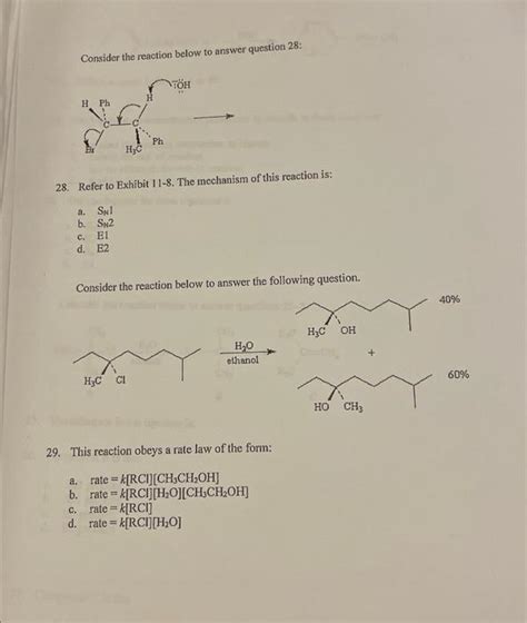 Solved Consider The Reaction Below To Answer Question Chegg