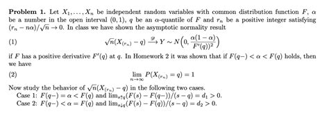 solved problem 1 let x1 … xn be independent random