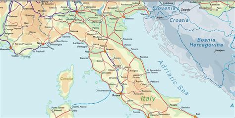 Rail Map Of Italy Tuscany