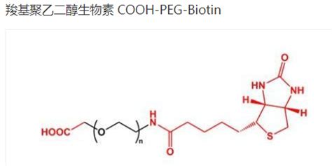 COOH-PEG-Biotin Biotin-PEG-COOH 生物素聚乙二醇羧基 的结构式-UDP糖丨MOF丨金属有机框架丨聚集诱导发光丨荧光标记推荐西安齐岳生物