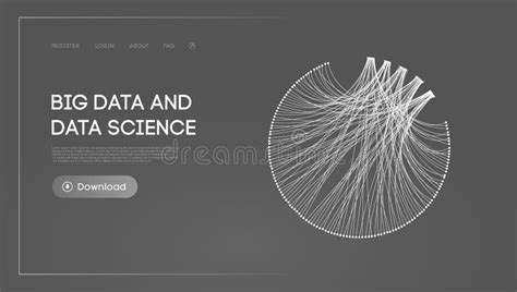 Big Data And Data Science Futuristic Technology Data Visualisation