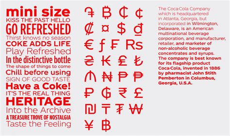TCCC Unity Coca Cola Bekommt Eine Eigene Hausschrift Fonts Und Foundrys Typografie Info