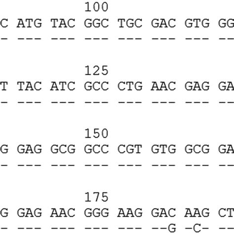 alignment of the sequence of exon 3 of hla‐b 48 01 01 01 with the