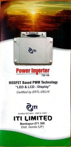 Mosfet Based Pwm Technology Power Inverter Va At INR In Gonda Iti Limited